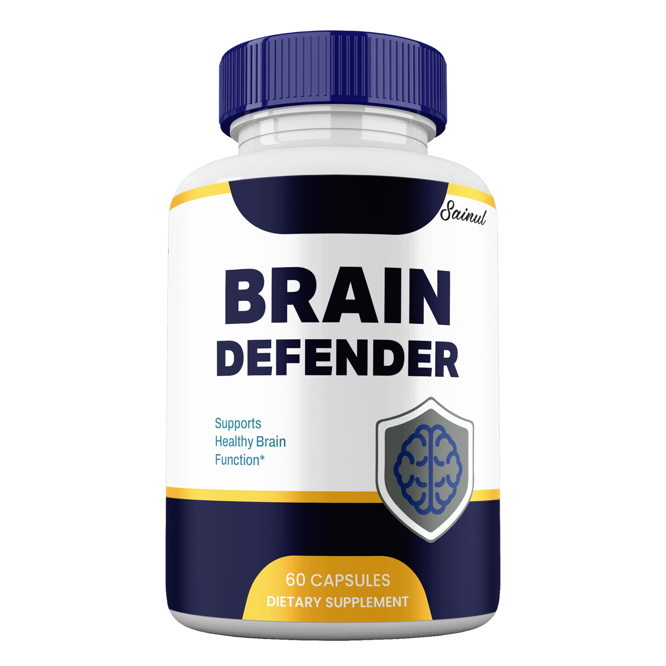 (1 Pack) Brain Defender Supplement, Brain and Cognitive Capsules ...