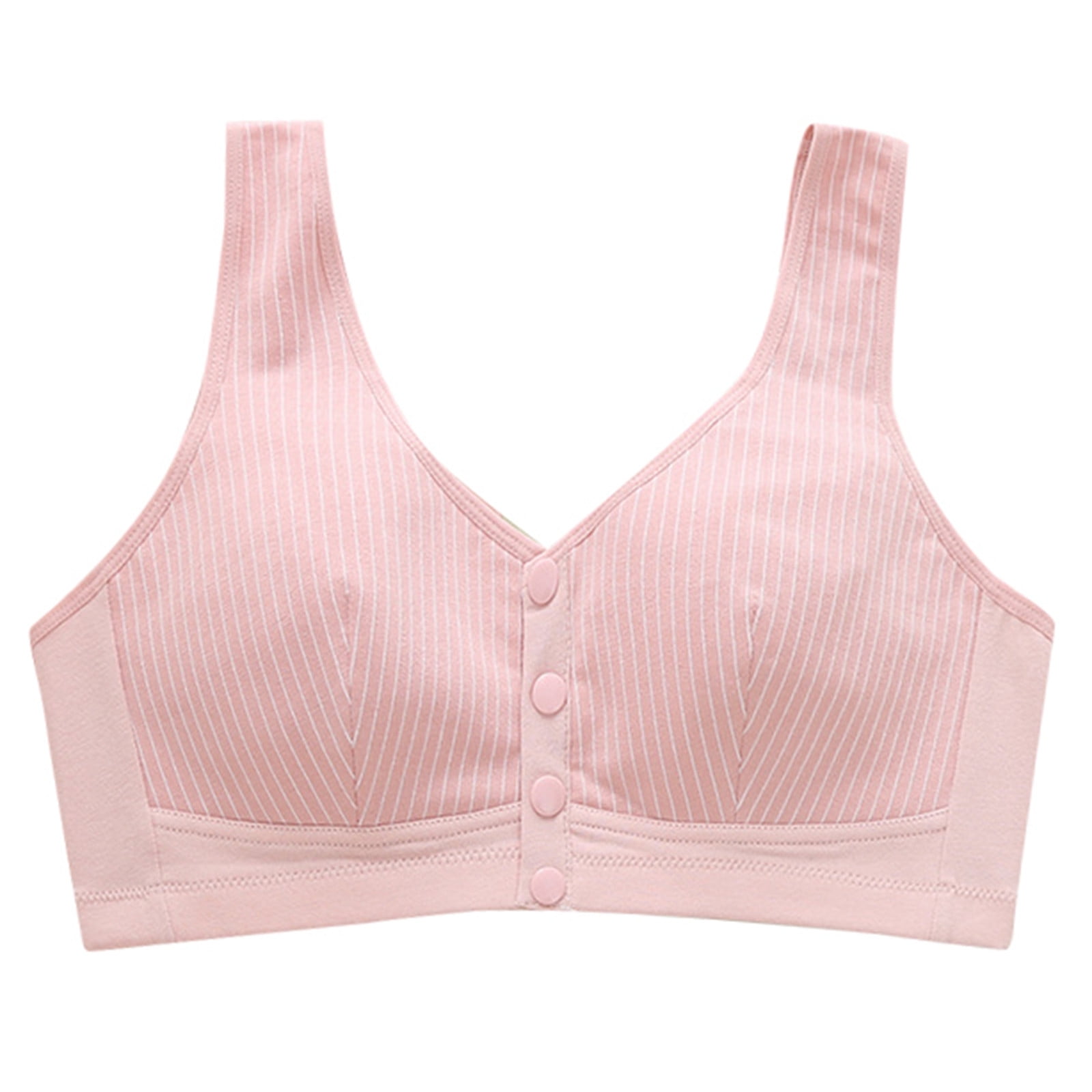 1 Pack Bras for Womens Front Close Full-Coverage Push Up Bras - Walmart.com