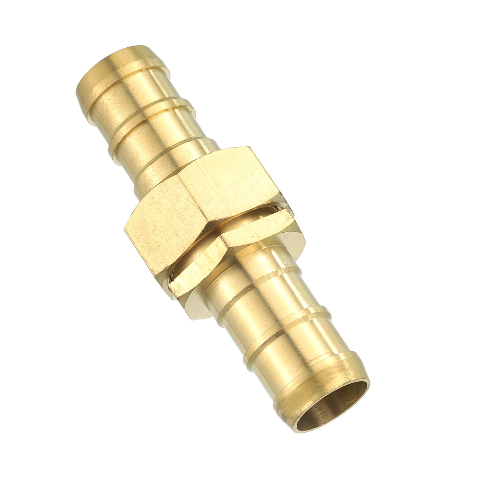 1 Pack Brass Hose Barb Fitting Straight Connector Coupler, 3/4" ID ...