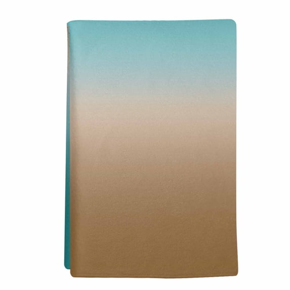 1 Pack Brown Cyan Kitchen Towels Turquoise Gradient Decorative Dish ...