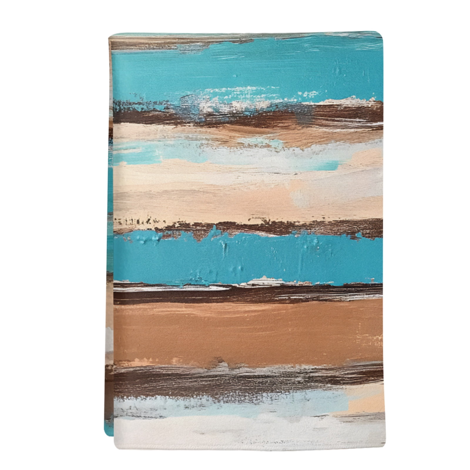 1 Pack Brown Turquoise Board Kitchen Towels Abstract Wood Grain Vintage ...