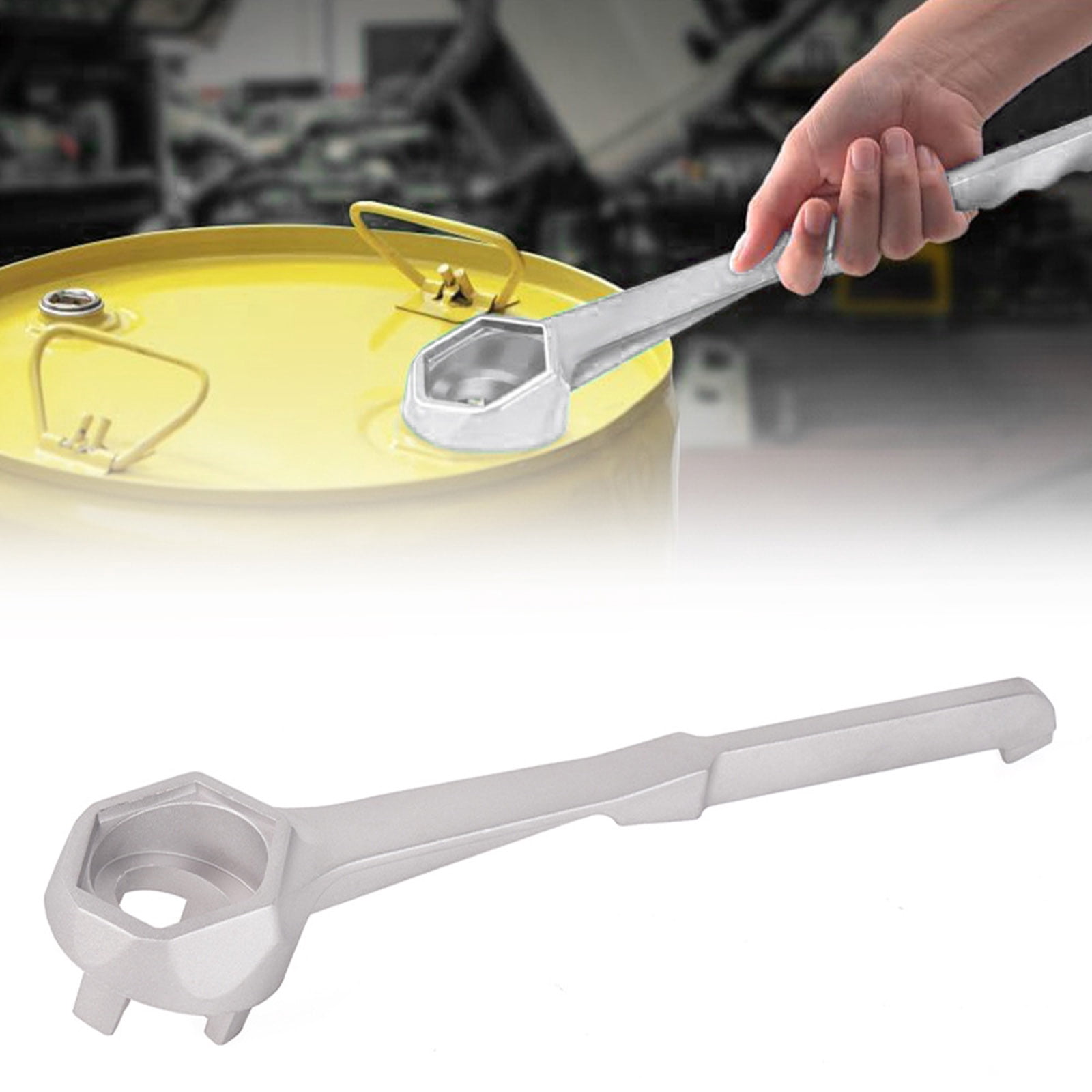 1-Pack Bung Opener,Aluminum Gallon Drum Wrench Barrel Wrench Drum ...