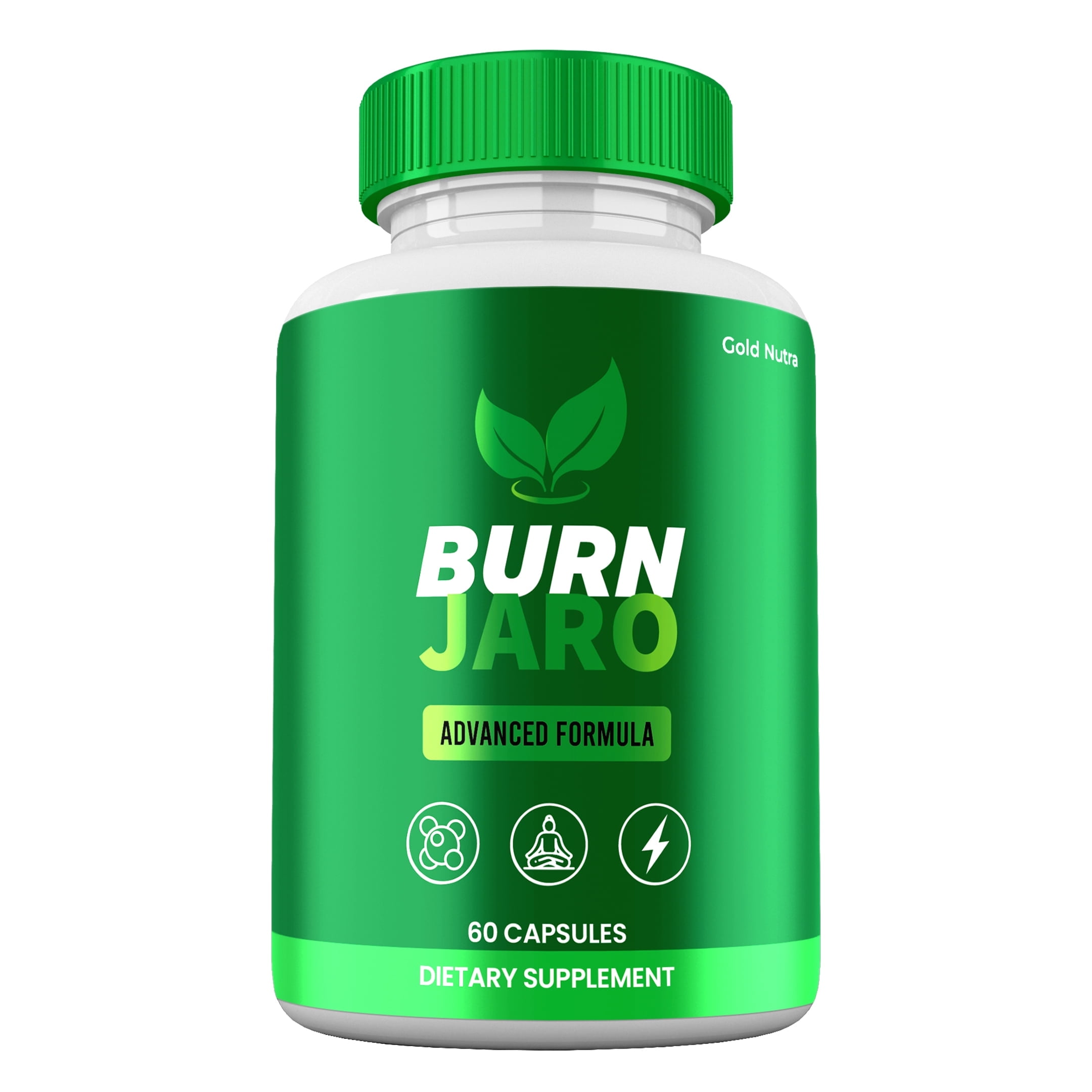 Gold Nutra Burn Jaro Pills, Advanced Formula Supplement, All Natural ...