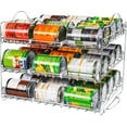 1 Pack Can Food Organizer Storage 72 Cans Holder Kitchen Cabinet Pantry ...