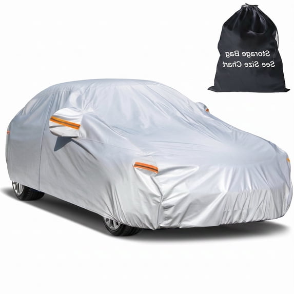1 Pack Car Cover Waterproof All Weather Outdoor Full Body with Driver ...