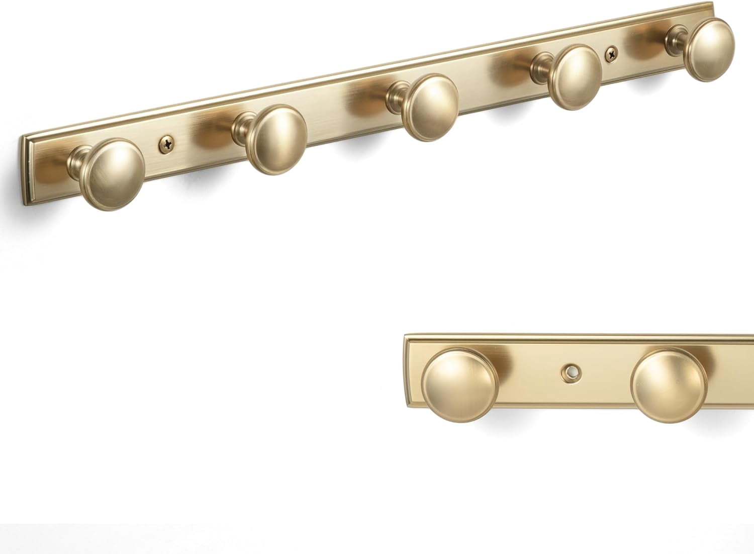 1 Pack Champagne Bronze Coat Rack Wall Mount Heavy Duty, Towel Rack ...