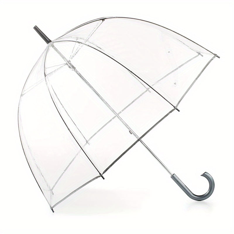 1 Pack Clear Dome Bubble Umbrella - See-Through, Rain & Windproof ...