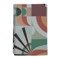 1 Pack Colorful Vintage Kitchen Towels Mid-Century Abstract Patchwork ...