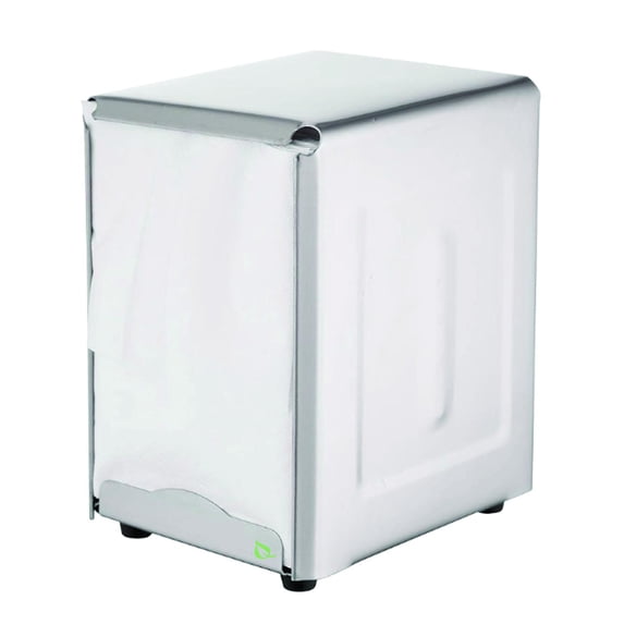 [1 Pack] Commercial Low Fold Napkin Dispenser - Stainless Steel, Spring ...