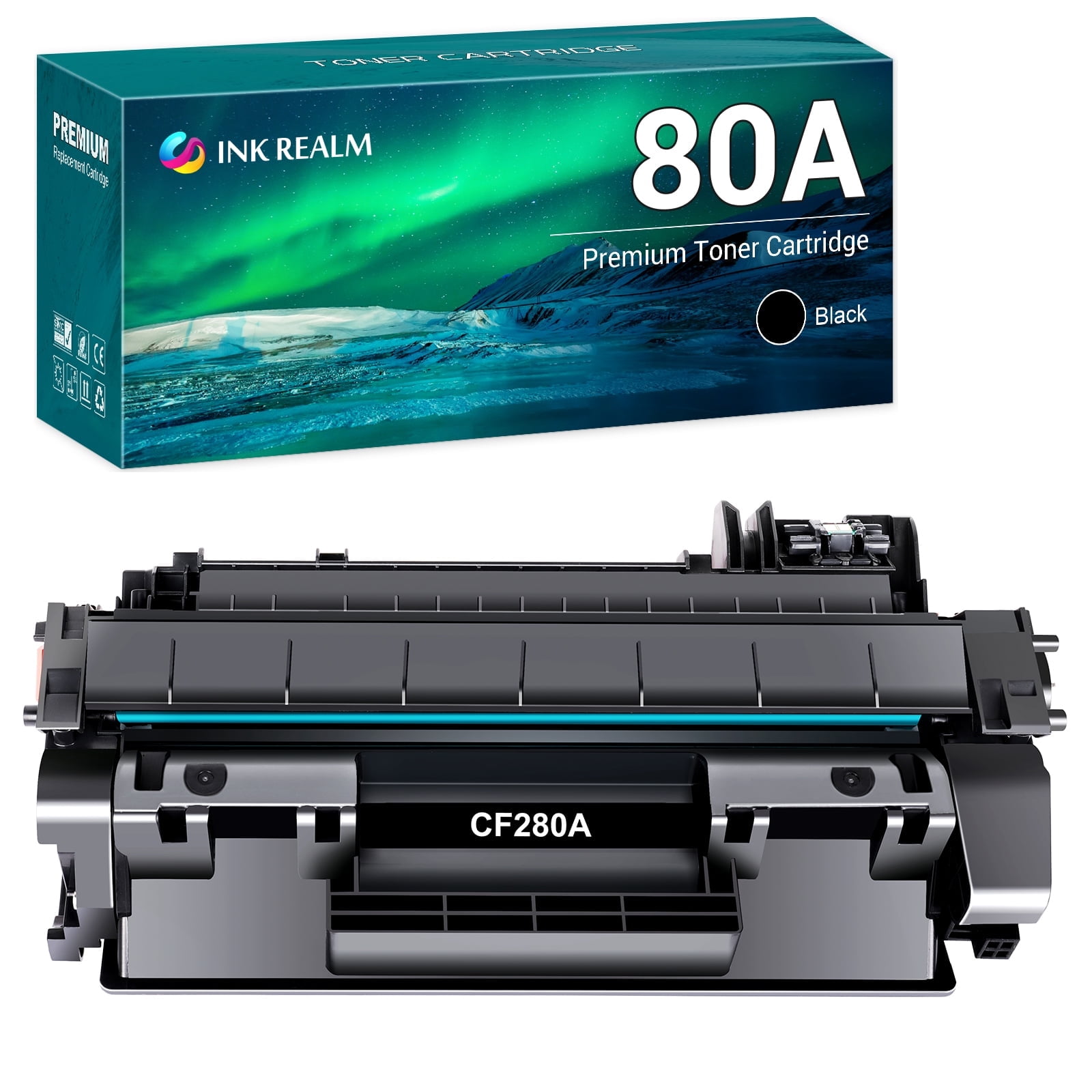 1-Pack Compatible Toner Cartridge for HP 80A CF280A for HP Laserjet Pro ...