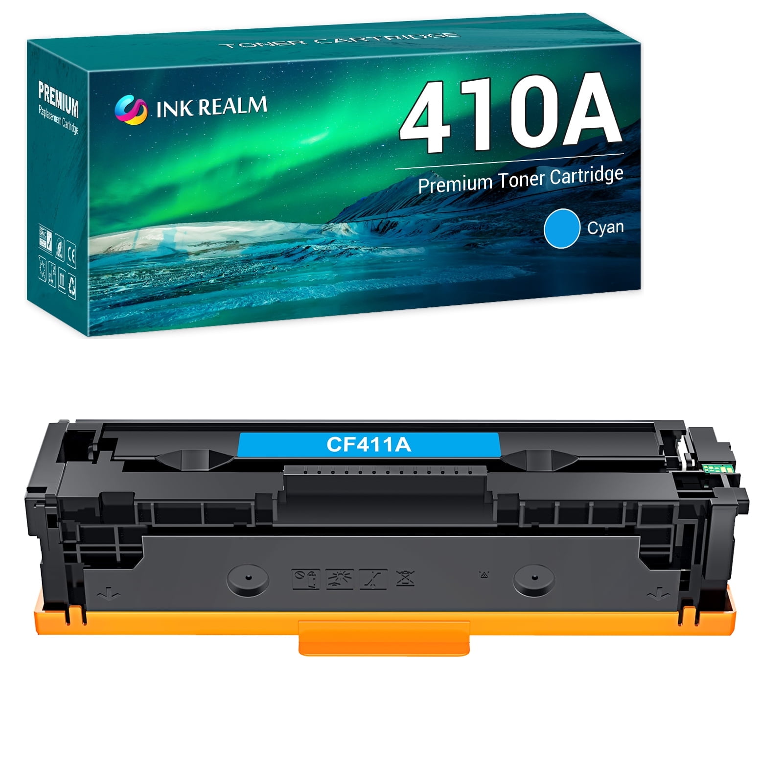 1-Pack Compatible Toner Replacement for HP CF411A Color LaserJet Pro ...