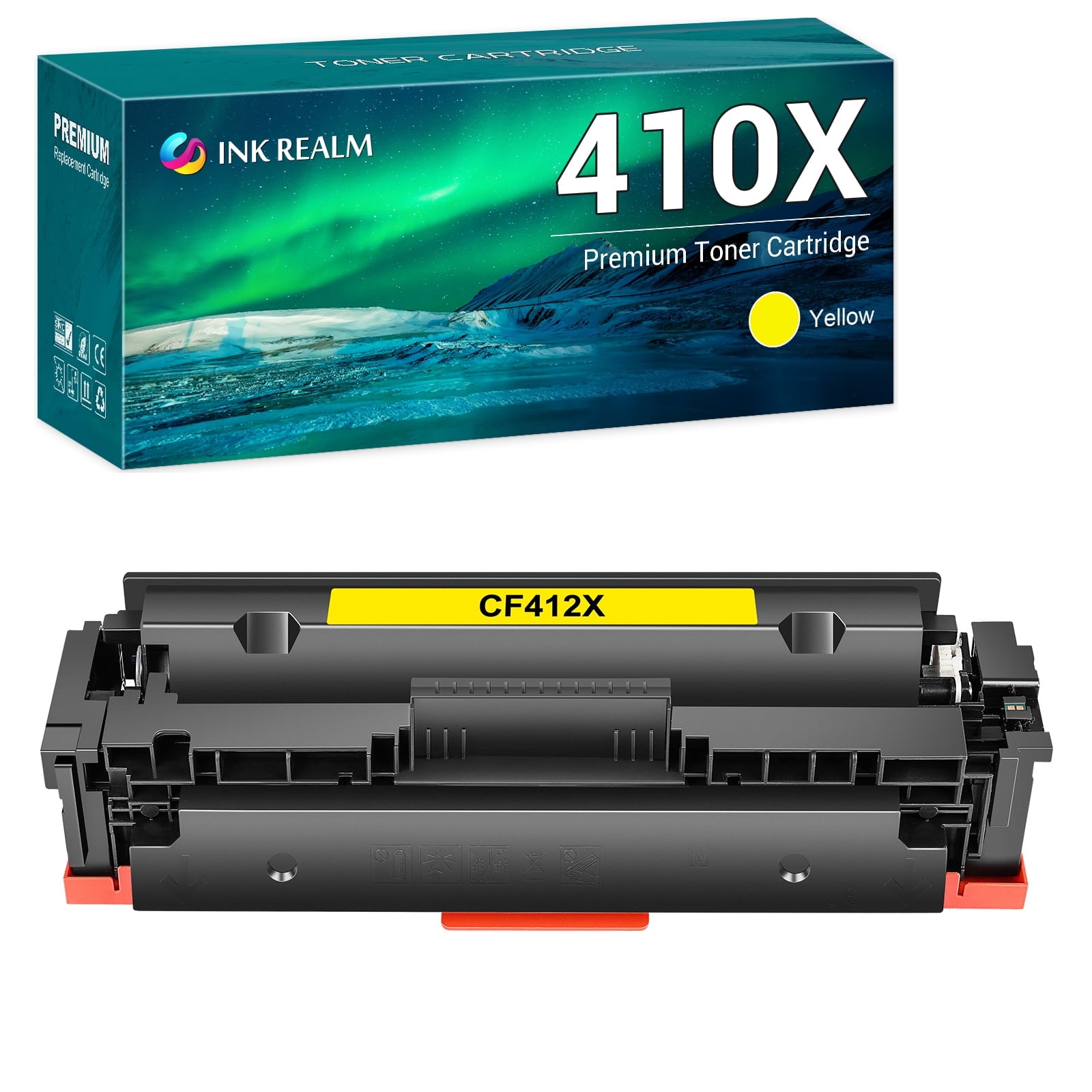 1-Pack Compatible Toner Replacement for HP CF412X Color LaserJet Pro ...