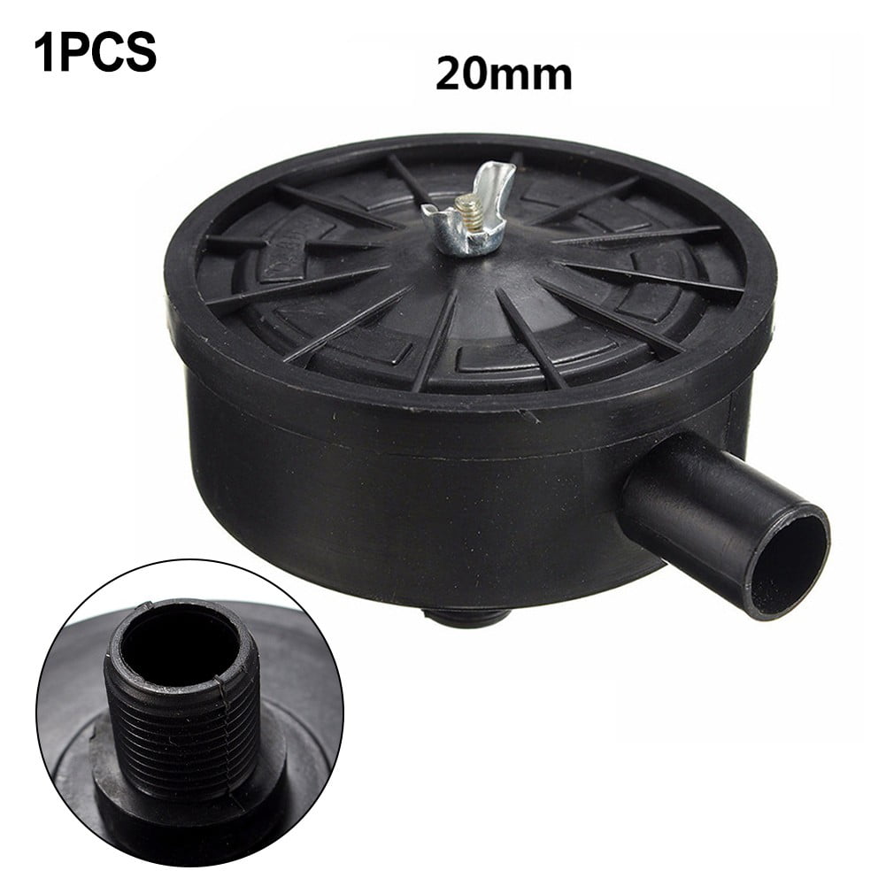 1 Pack Compressor Male 20Mm Intake Muffler Filter Black Plastic Housing ...