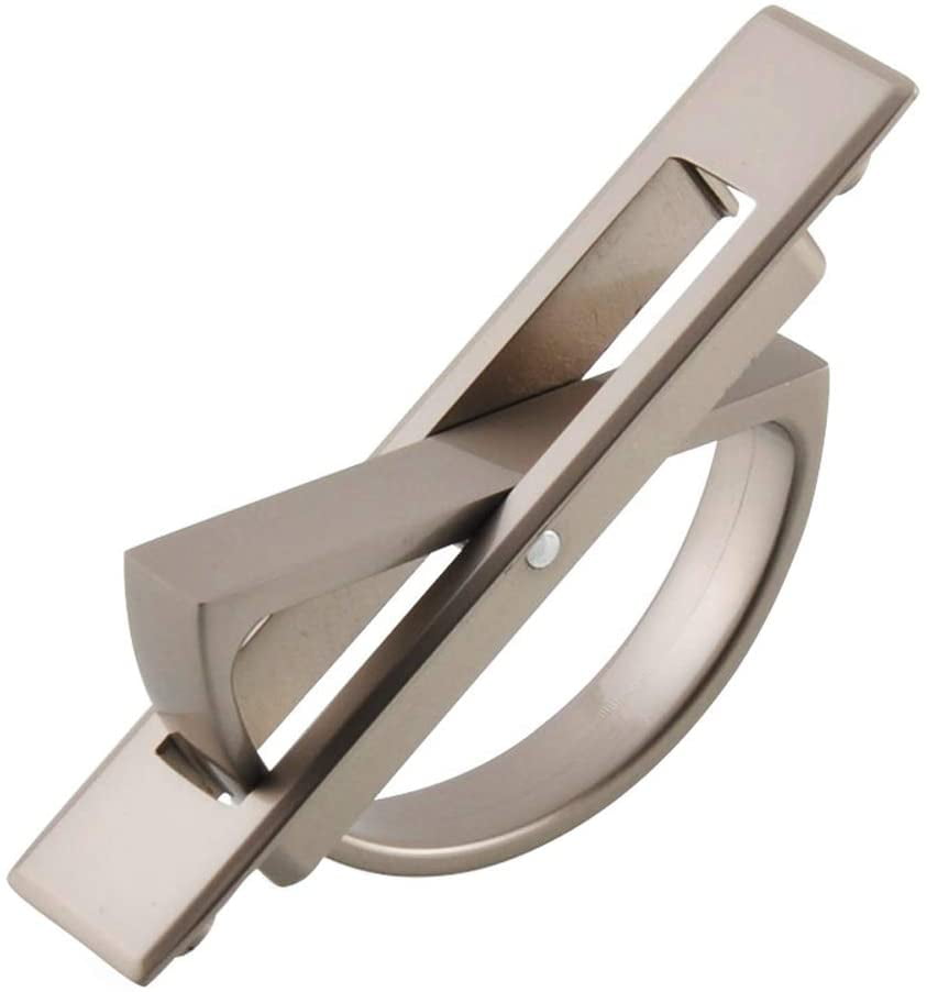 1 Pack Concealed Drawer Door Finger Insert Recessed Flush Pull Handle ...