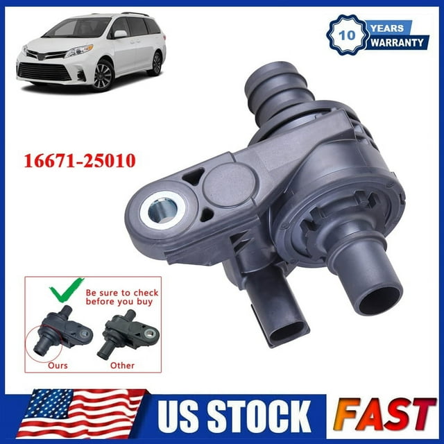 Toyota Coolant Water Control Valve Pack for Rav 4, Sienna, ES350, 16671 ...