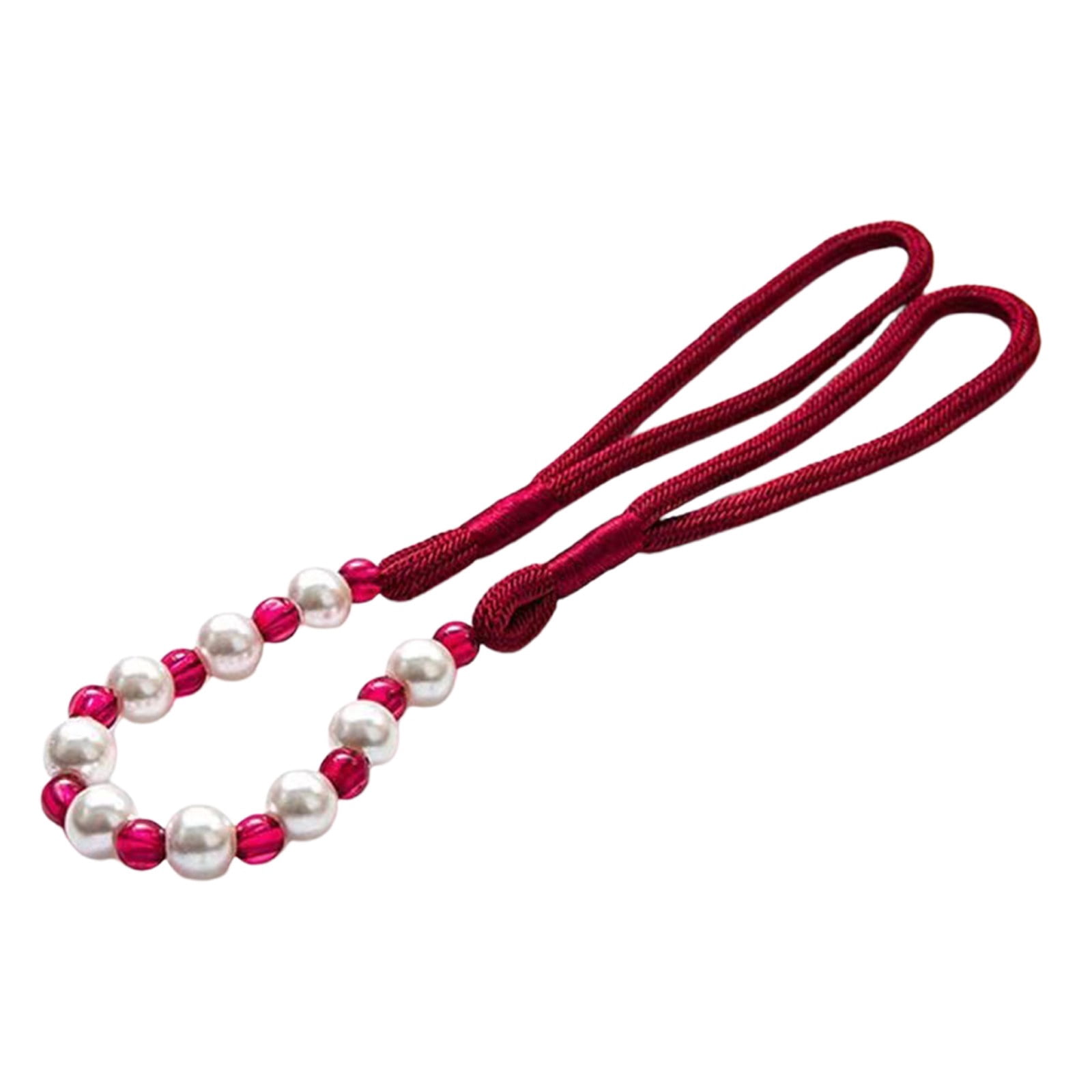 1 Pack Curtain Tiebacks - Acrylic Bead Curtains Holdbacks Wall Mounted ...
