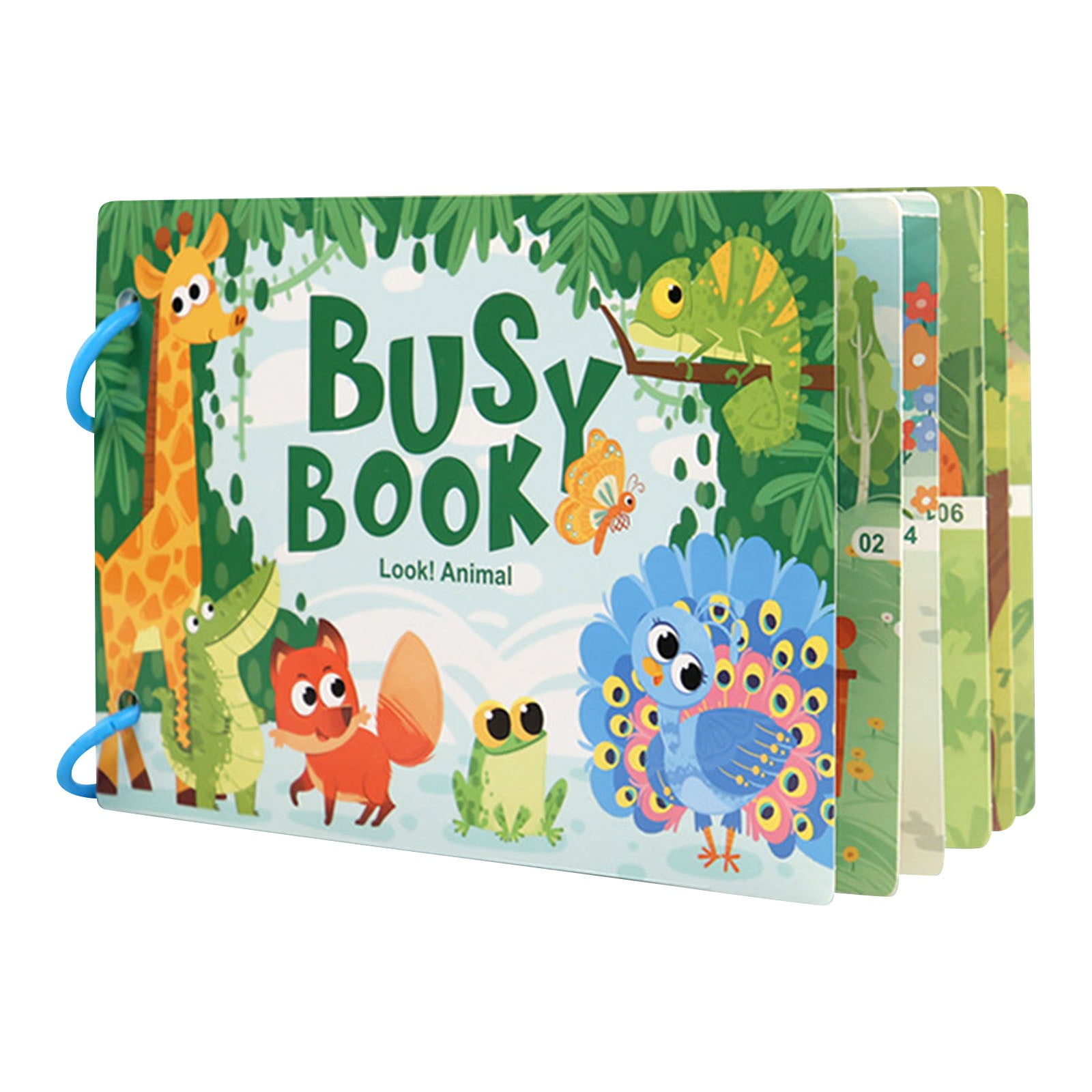 1 Pack DIY Montessori Busy Book for Toddlers, Montessori Quiet Book for ...