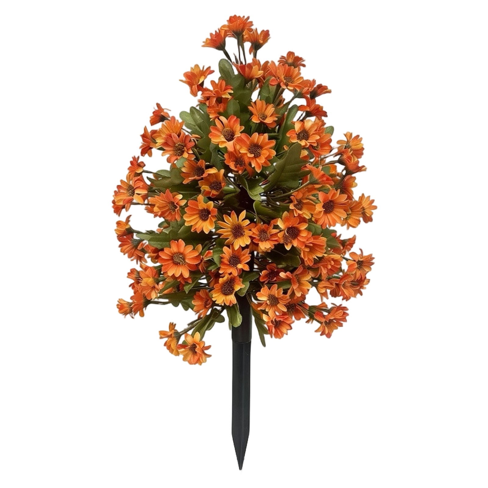 1 Pack Daisy Artificial Flowers with Ground Stake, Lifelike UV ...