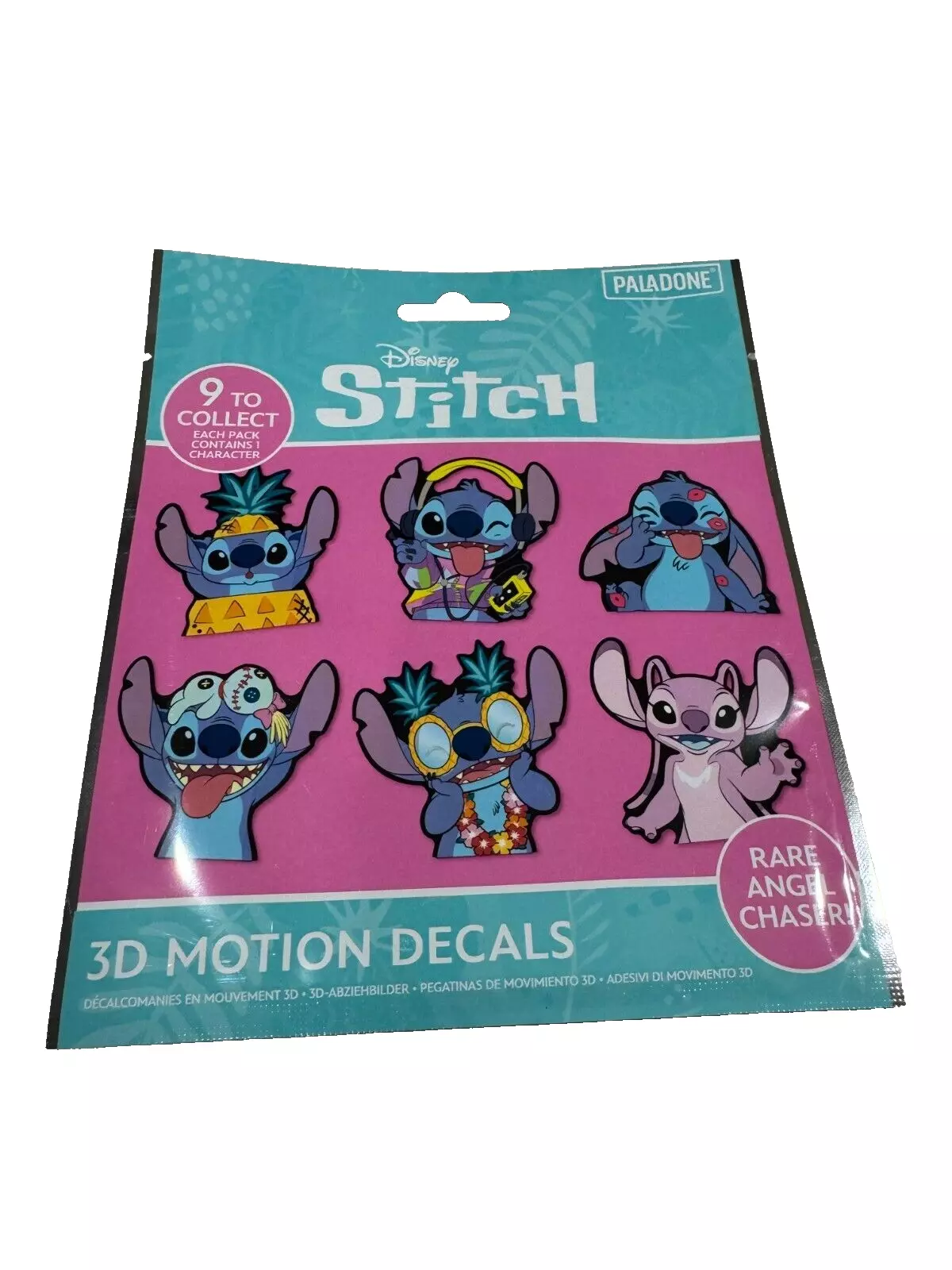1 Pack Disney Stitch Blind Bag Play Pack 3D Motion Decals- Assorted ...