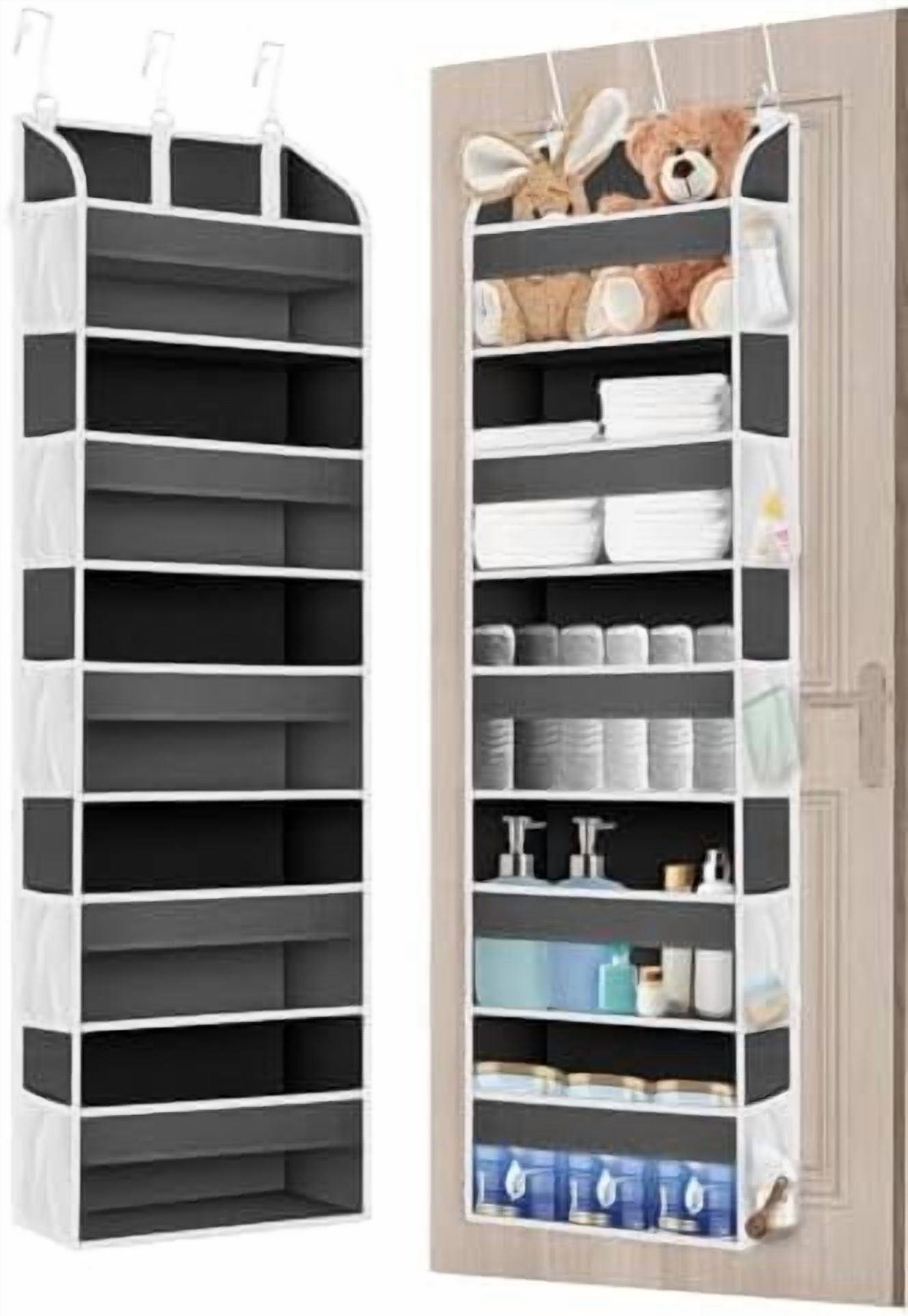 1 Pack Over The Door Organizer Storage, Hanging Organizer Closet with 5 ...