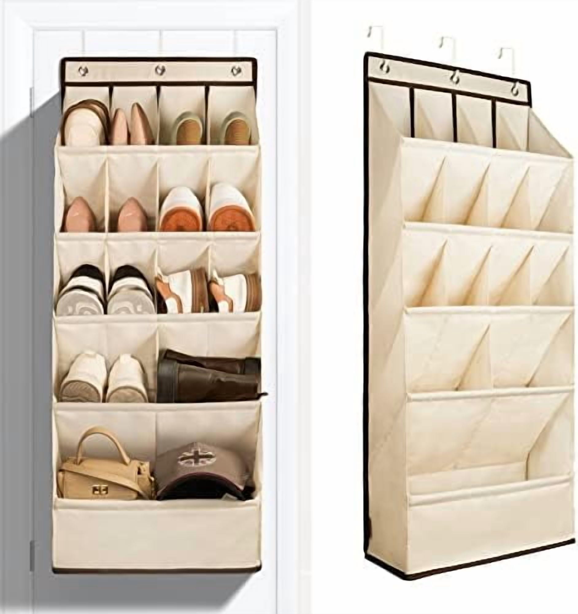 1 Pack Over the Door Shoe Organizers, Hanging Shoe Organizer with Large ...