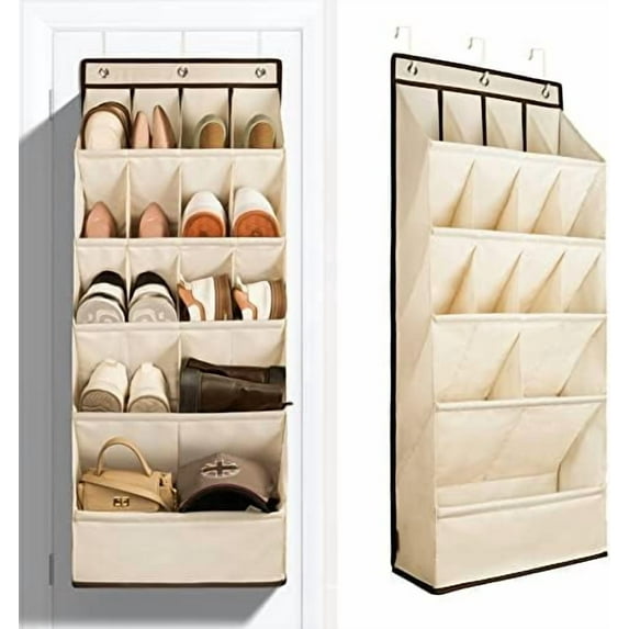 1 Pack Over the Door Shoe Organizers, Hanging Shoe Organizer with Large ...