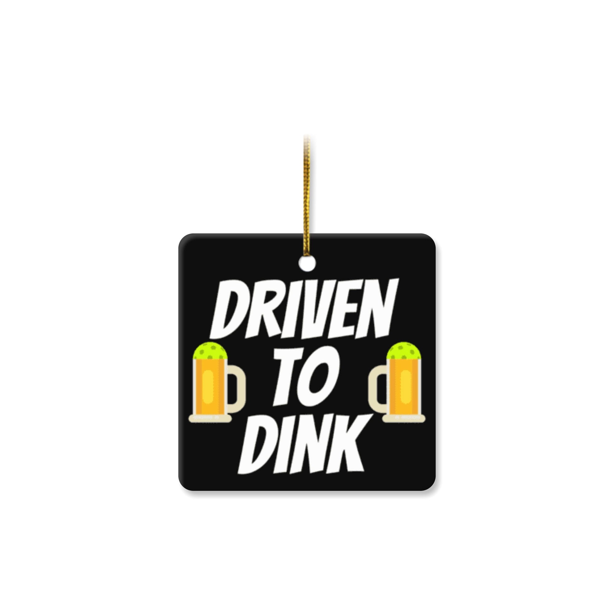 1 Pack - Driven To Dink Pickleball Fanatic Classic Ceramic Christmas ...