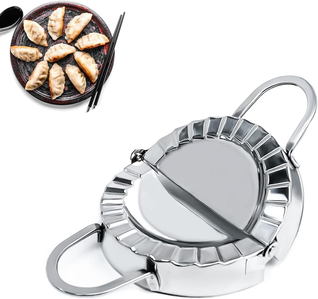1 Pack Dumpling Maker Machine - Pie Maker Stainless Steel Pastry Dough ...