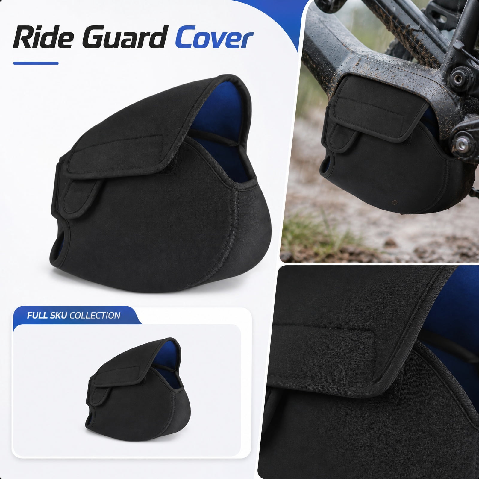 1 Pack E-Bike Motor Protective Cover, Wind Rain Snow Resistant ...