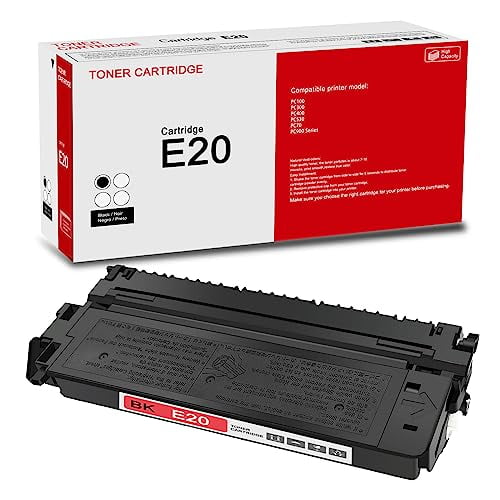 1 Pack E20 1492A002 Black Toner Cartridge: Compatible CRG E20 1492A002 ...