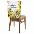 1 Pack Enjoy Summer Sunflower Rose Chair Back Covers Country Farm ...