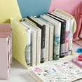 1 Pack Expandable Metal Bookend, Heavy-Duty Adjustable Book Stand with ...