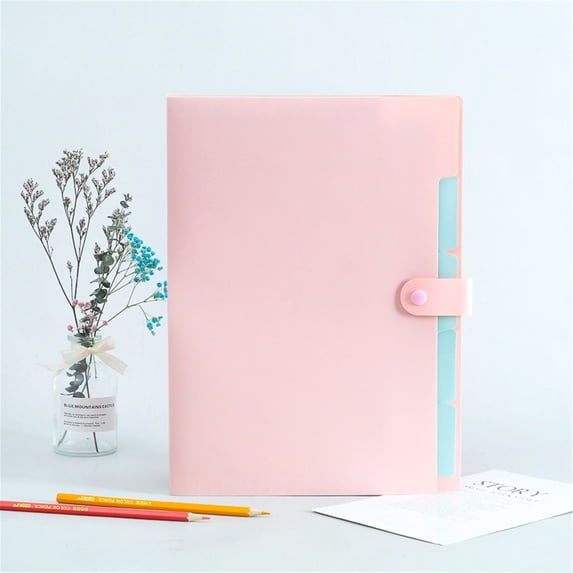 1 Pack Expanding File Folder, 5-Pocket Accordion Document Organizer ...