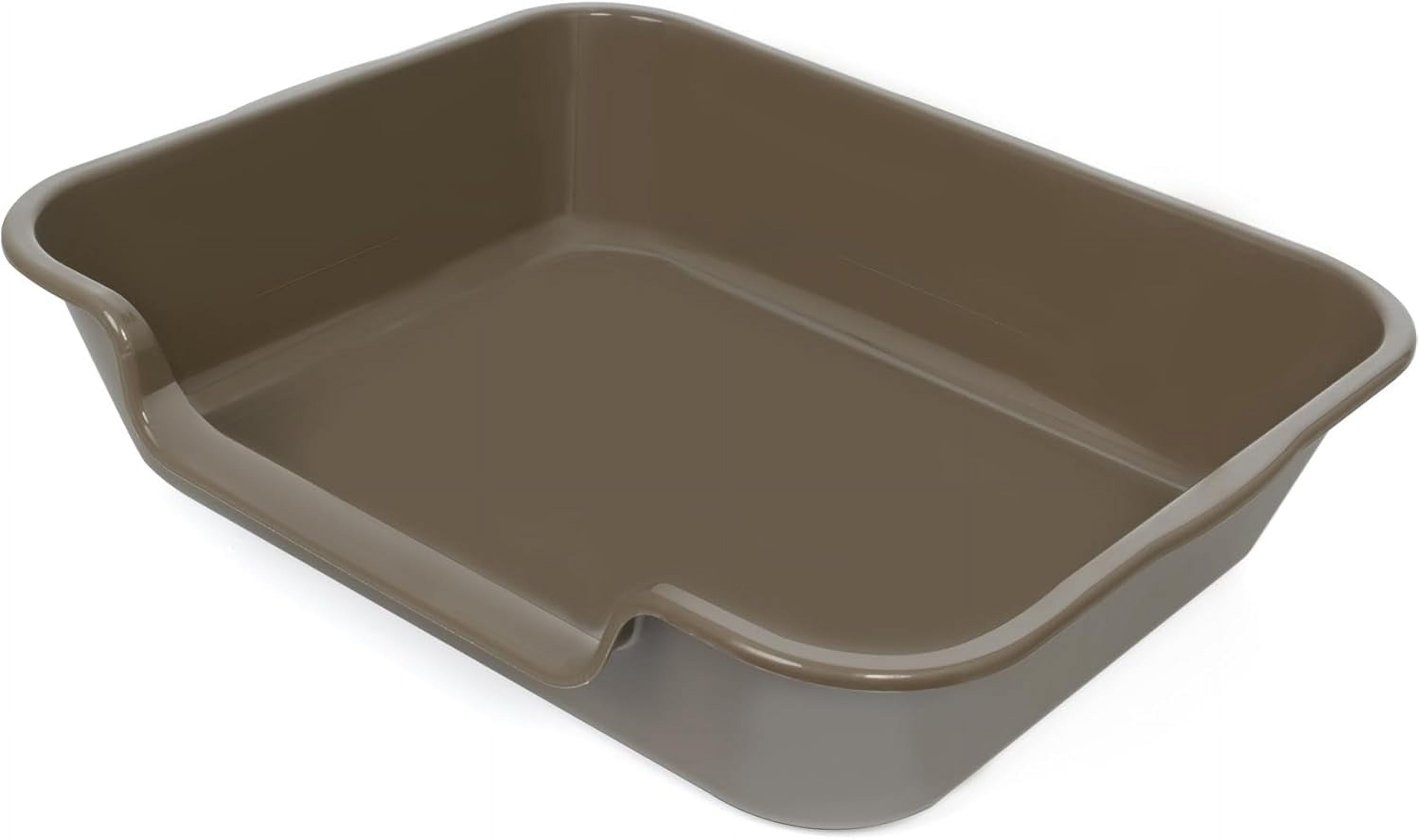 1 Pack of Extra Large Cat Litter Box (ABS Material), Low Entry Senior ...