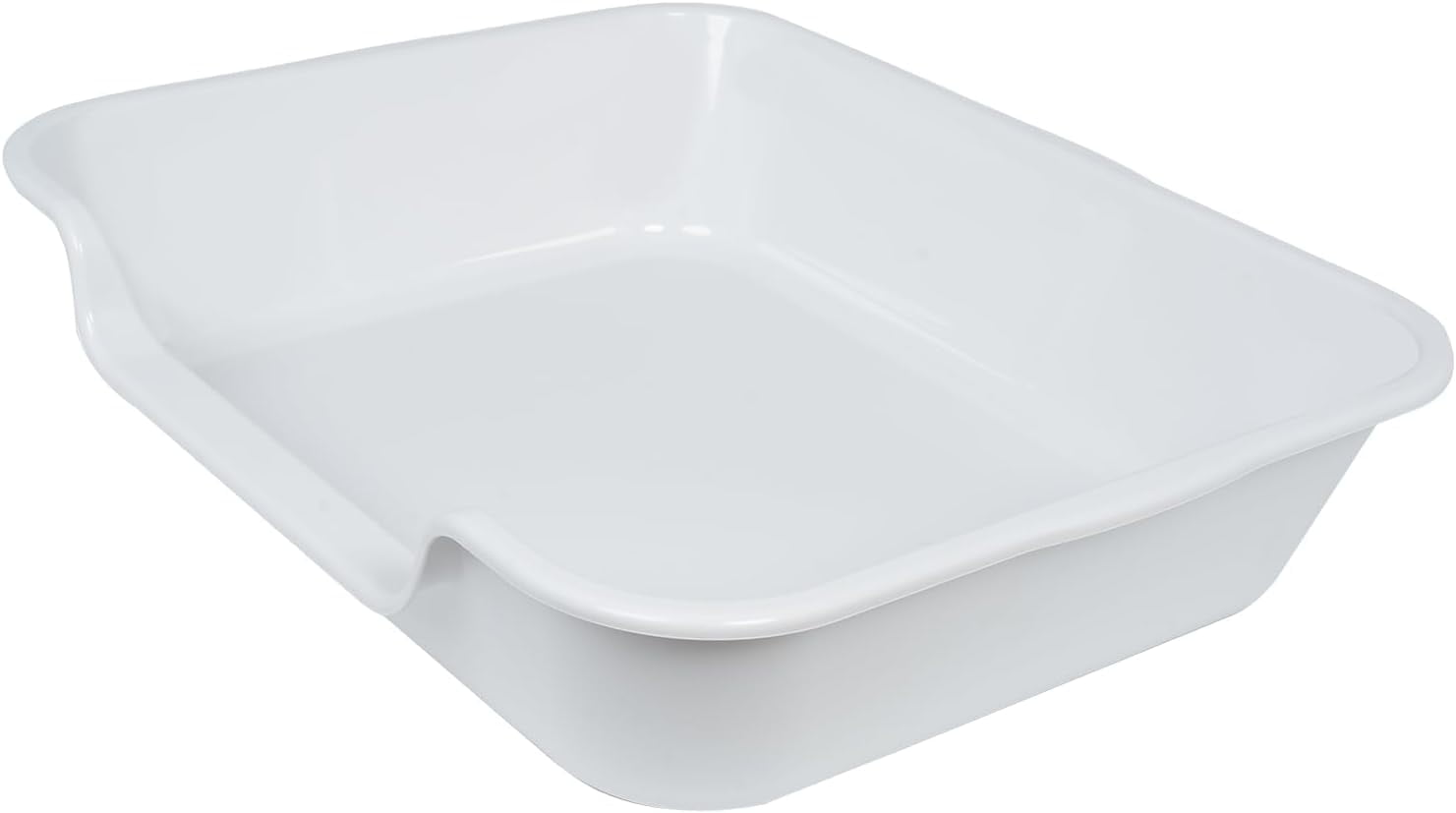 1 Pack of Extra Large Cat Litter Box (ABS Material), Low Entry Senior ...