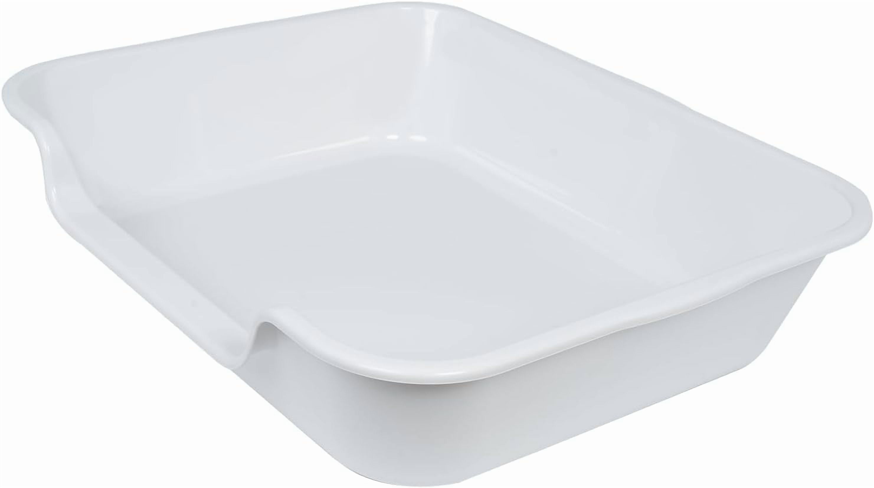 1 Pack of Extra Large Cat Litter Box (ABS Material), Low Entry Senior ...