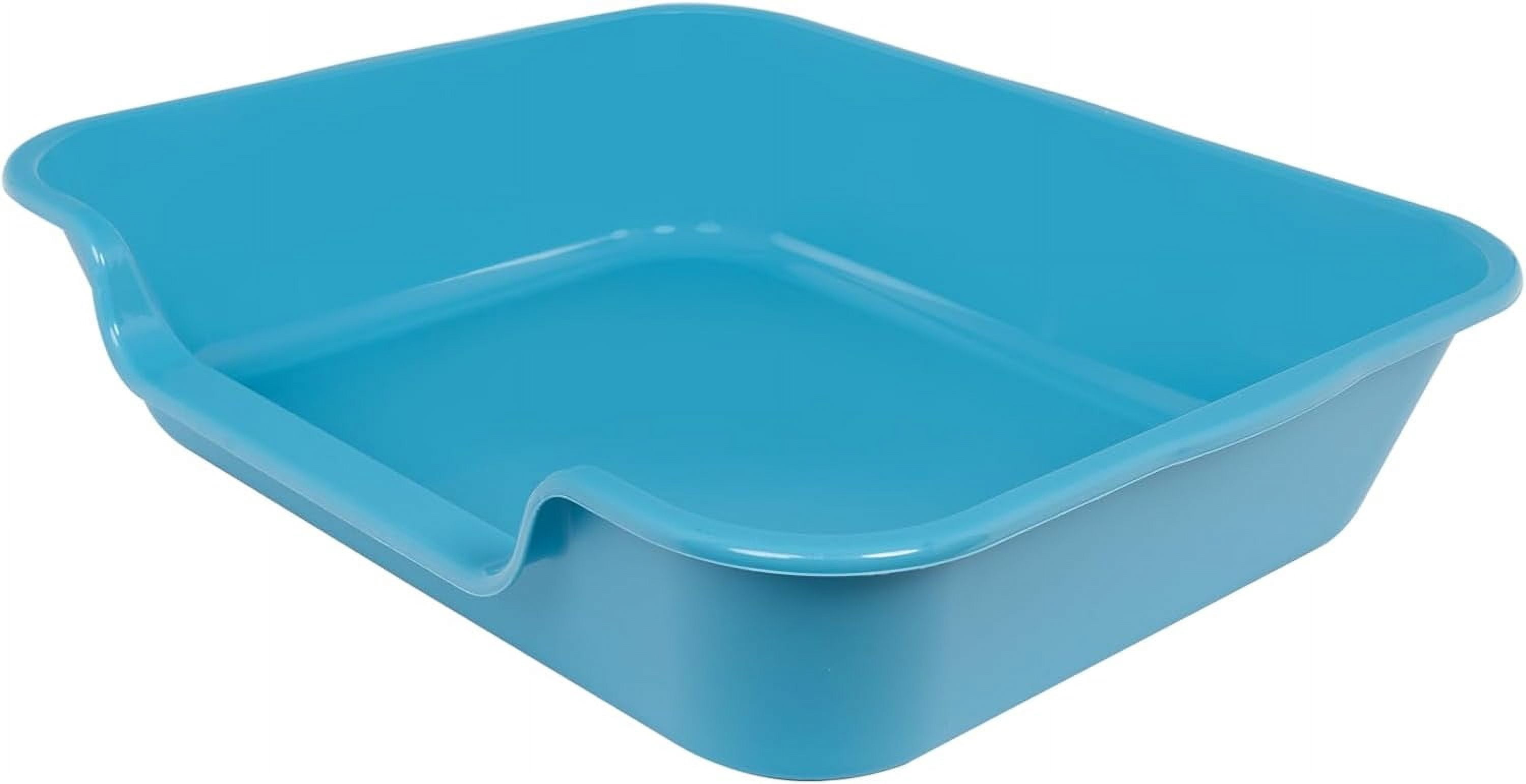 1 Pack of Extra Large Cat Litter Box (ABS Material), Low Entry Senior ...
