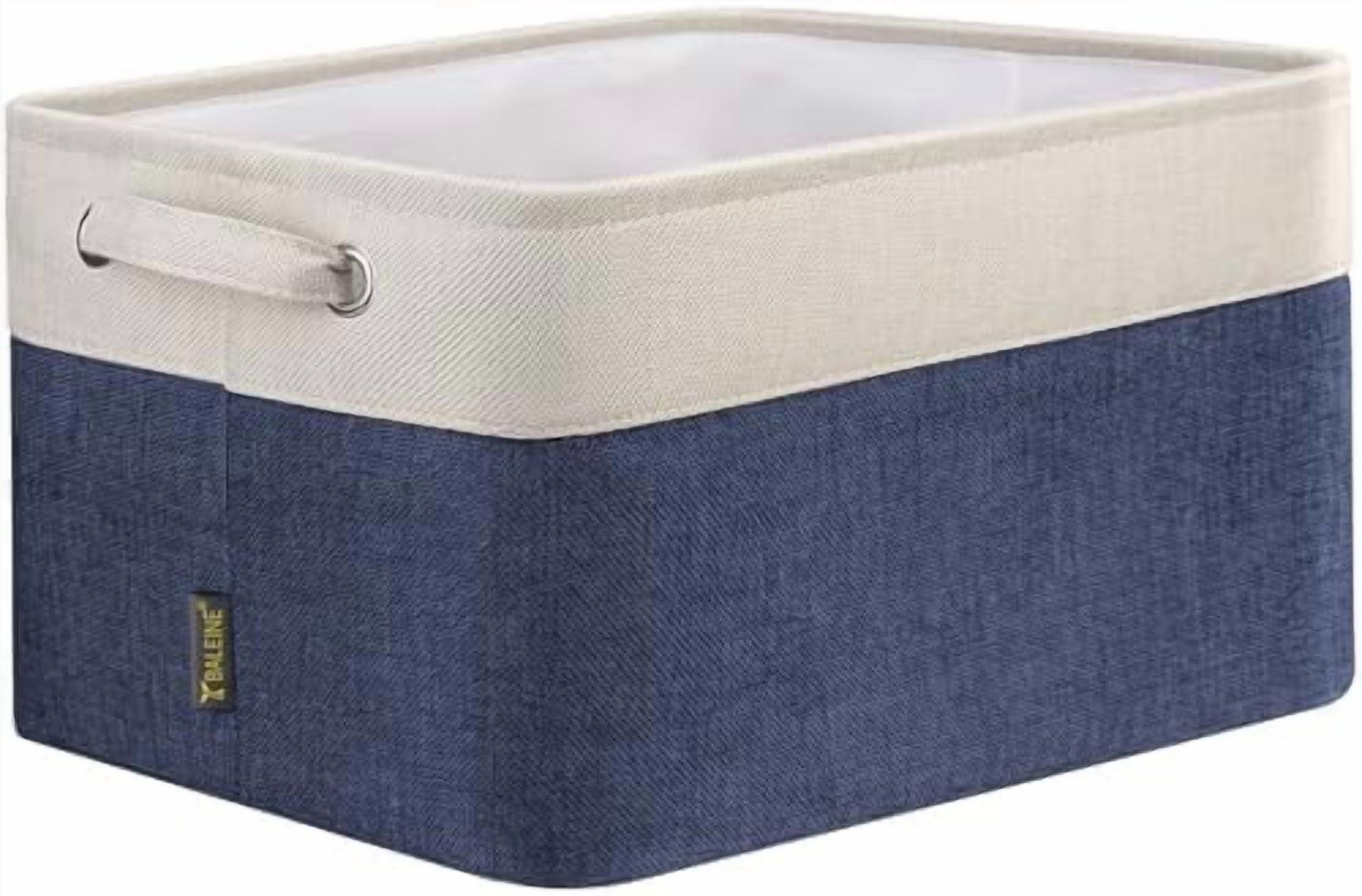 1 Pack Fabric Storage Bins for Shelves, Linen Storage Baskets for ...