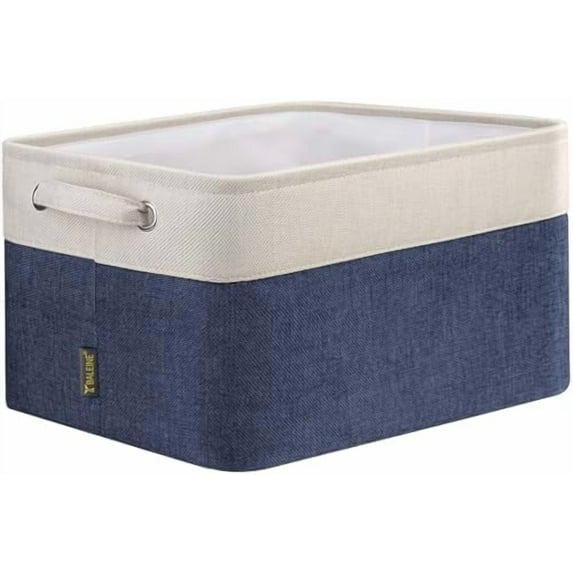 1 Pack Fabric Storage Bins for Shelves, Linen Storage Baskets for ...
