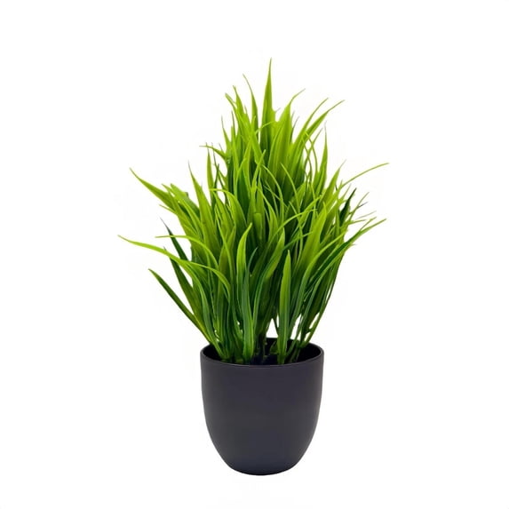 1 Pack Fake Plants, 8 Inch Artificial Greenery Potted Plants Faux ...