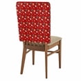 1 Pack Farm Chicken Chair Back Covers White Hen Rooster Red Background ...