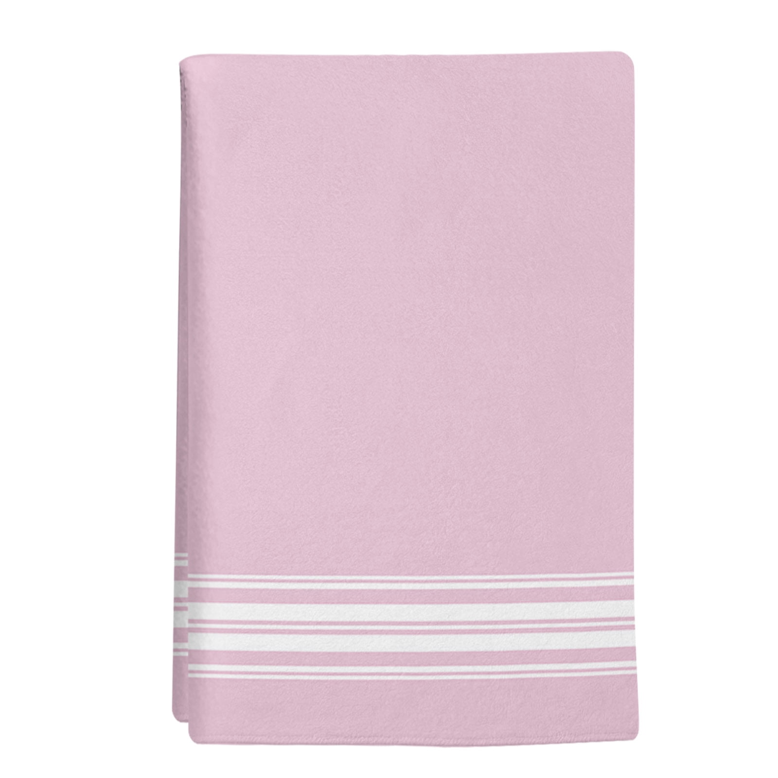 1 Pack Farmhouse Pink Kitchen Towels White Stripe Decorative Dish Towel ...