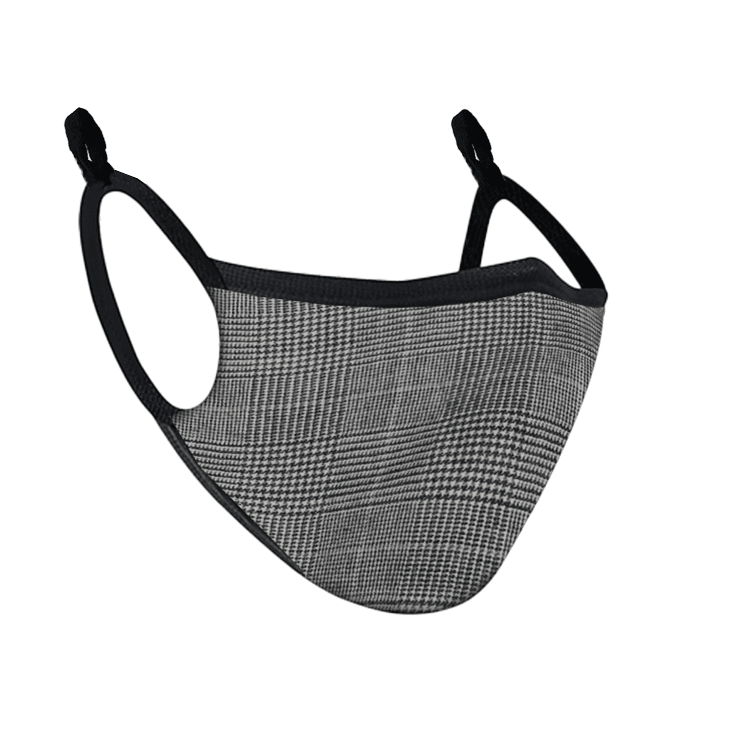 1-Pack Fashion Style Face Masks - Reusable Washable Elastic Masks Grey ...