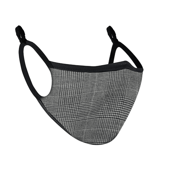 1-Pack Fashion Style Face Masks - Reusable Washable Elastic Masks Grey ...