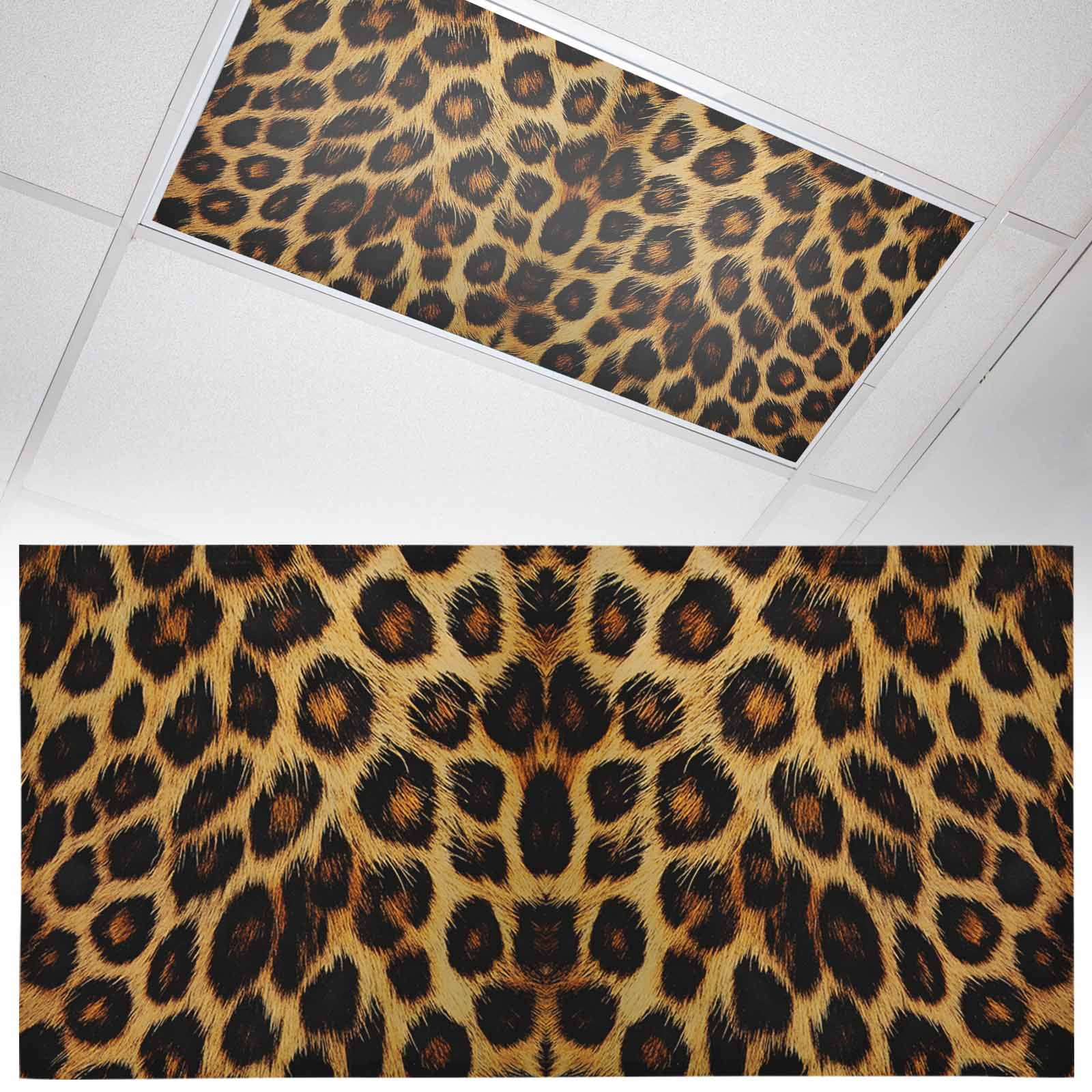 1 Pack Fashion Wild Animal Fluorescent Light Covers for Ceiling Lights ...