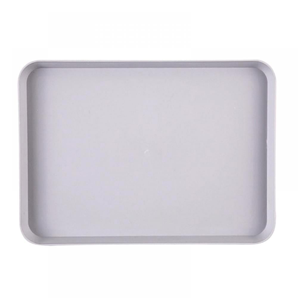 1 Pack Fast Food Cafeteria Tray | Rectangular Textured Plastic Food ...