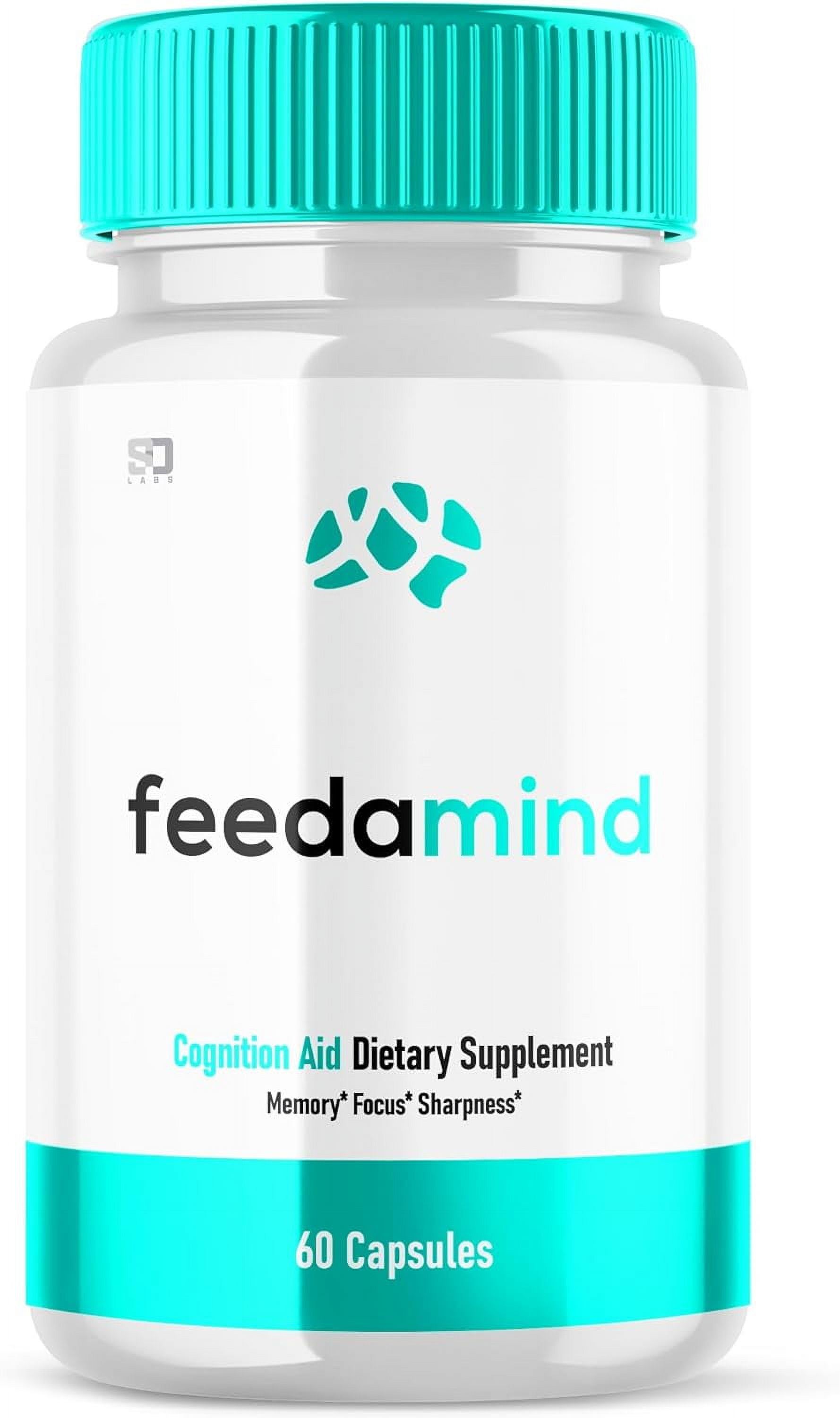 (1 Pack) Feedamind - Brain Boost Supplement - Dietary Supplement for ...