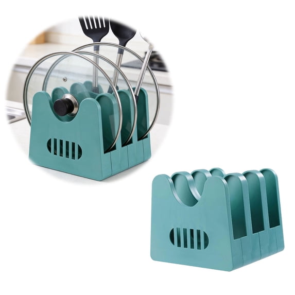 1 Pack Foldable Pot Lid Holder and Spoon Rest, Collapsible Utensil ...