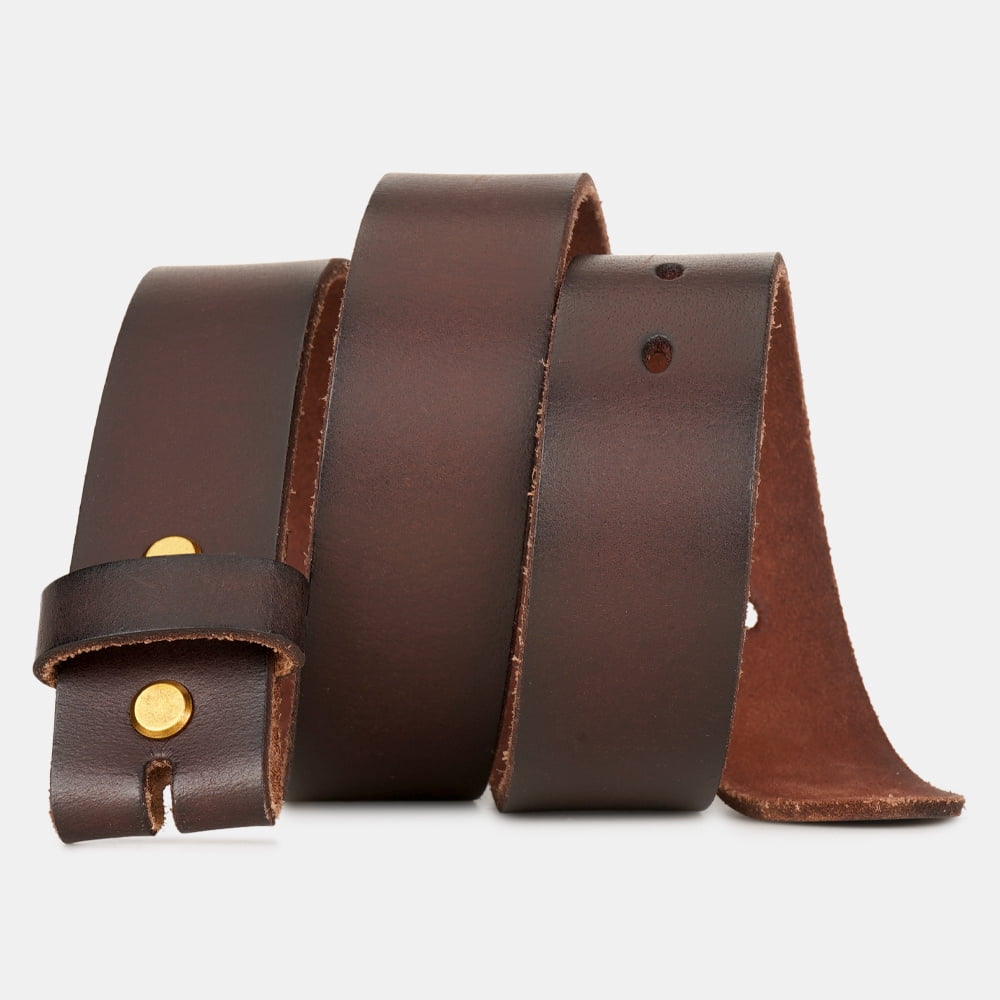1-Pack Full Grain Leather Belt for Men, Handmade Solid Vintage Belt ...