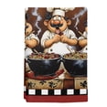 1 Pack Funny Chefs Kitchen Towels Chef Cooking Food Red Plaid ...